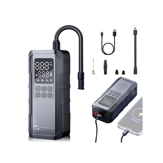 【楽天市場】Kaedear モバイルコンプレッサー USB電源 KAM-AP2 カエディア ハンドツール バイク 車 自動車 自転車：パーク ...