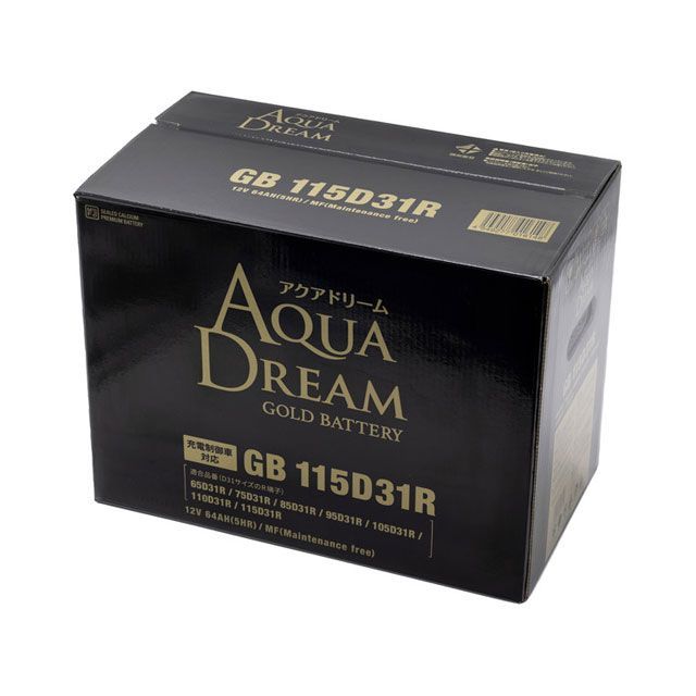 【楽天市場】【メーカー直送】AQUA DREAM GOLD 四輪バッテリー AD-GB115D31R 115D31R アクアドリーム ...