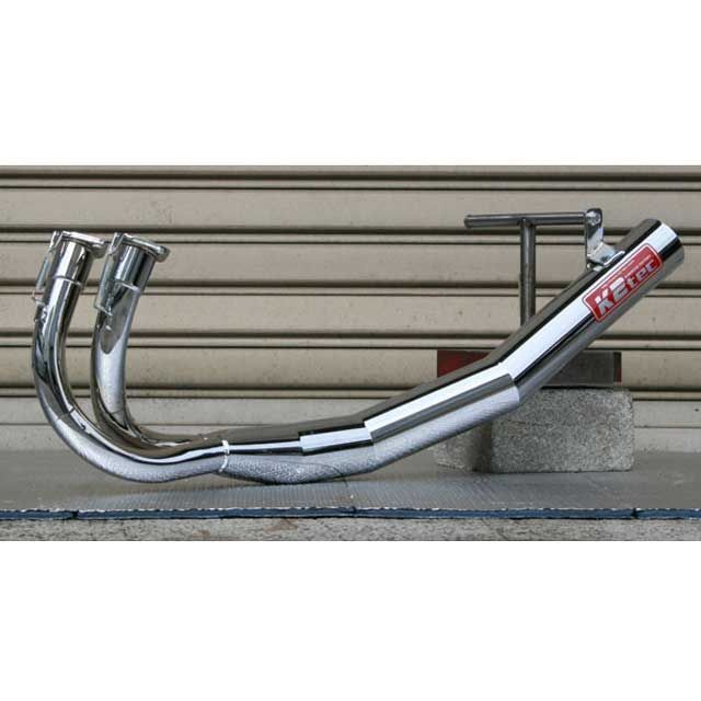 【楽天市場】K2-tec RZ-R クロス集合メッキ 仕様 左出し rz25r-xsyu-lm ケイツーテック チャンバー本体 バイク ...