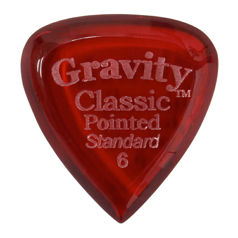 【楽天市場】【15日までポイントUP！】GRAVITY PICK ギターピック GCPS6P -Classic Pointed ...