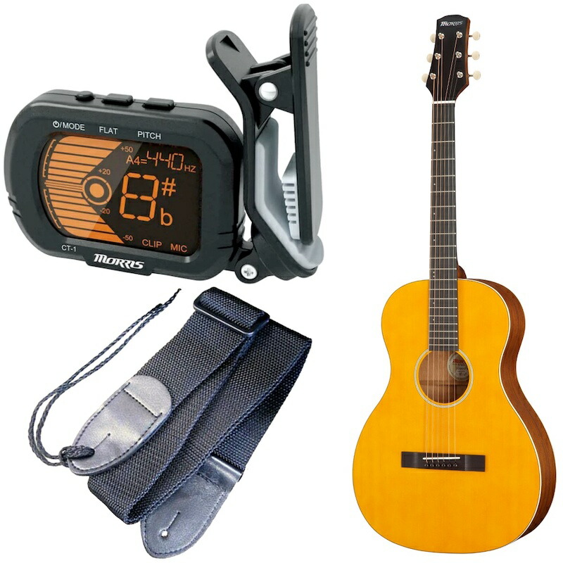【楽天市場】チューナー＆ストラップ付 MORRIS アコースティックギター Y-023 VYL ヴィンテージイエロー 専用ケース付 モーリス ...
