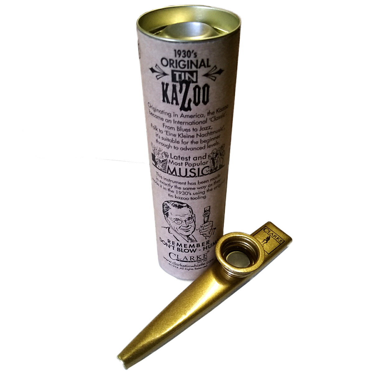 【楽天市場】CLARKE カズー ゴールド コーテッド KAZOO Metal Coated Gold MKCGD クラーク：G-Store