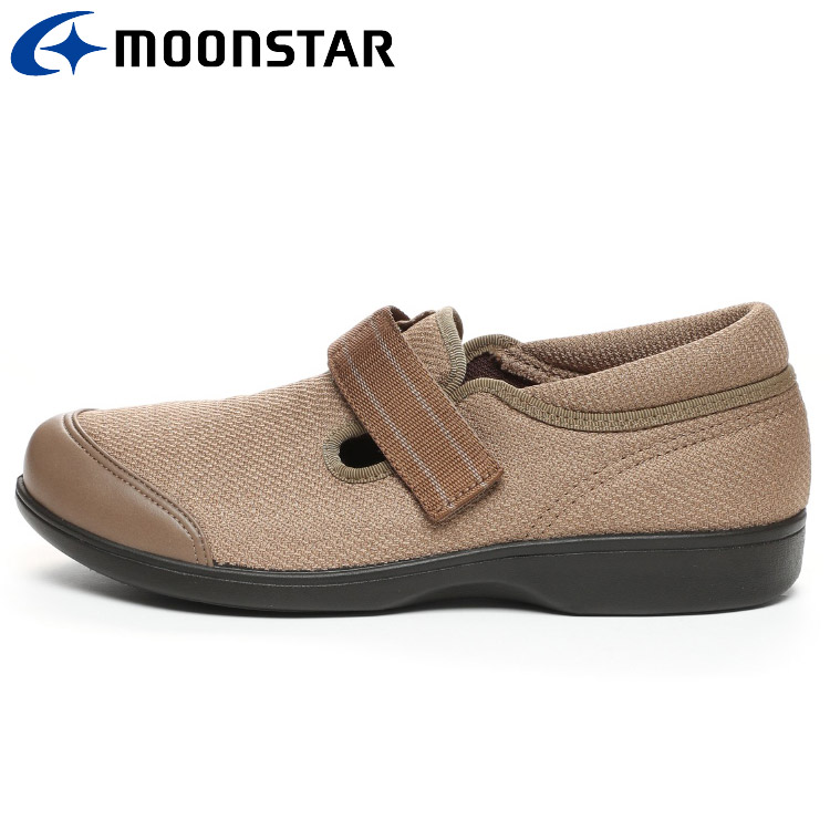 【楽天市場】MoonStar(ムーンスター) らくらく L019 ベージュ 12421888：GZONEゴルフ