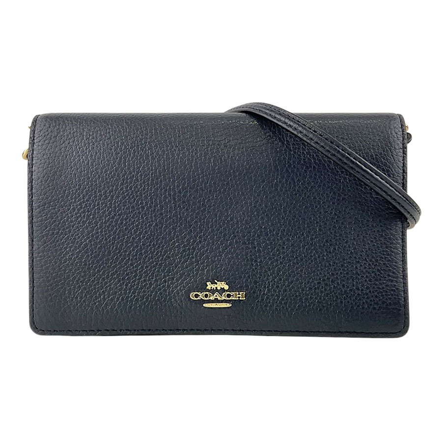 【楽天市場】【COACH】コーチ アンナフォールドオーバークラッチクロスボディ 3037 ミッドナイト(ネイビー) レザー クラッチバッグ ...