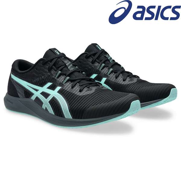 【楽天市場】 ＜アシックス＞ ASICS HYPER RACER 1093A233 (002：BLACK/ILLUMINATE MINT ...