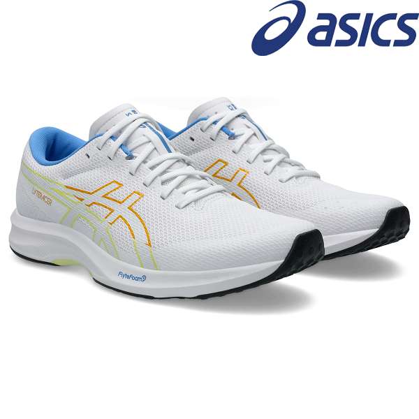 【楽天市場】 ＜アシックス＞ ASICS LYTERACER 6 1012B764 (100：WHITE/AMBER) ランニングシューズ ...