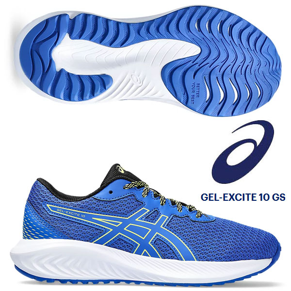 【楽天市場】即納可☆【ASICS】アシックス GEL-EXCITE 10 GS ゲル エキサイト キッズ ジュニア ランニングシューズ ...