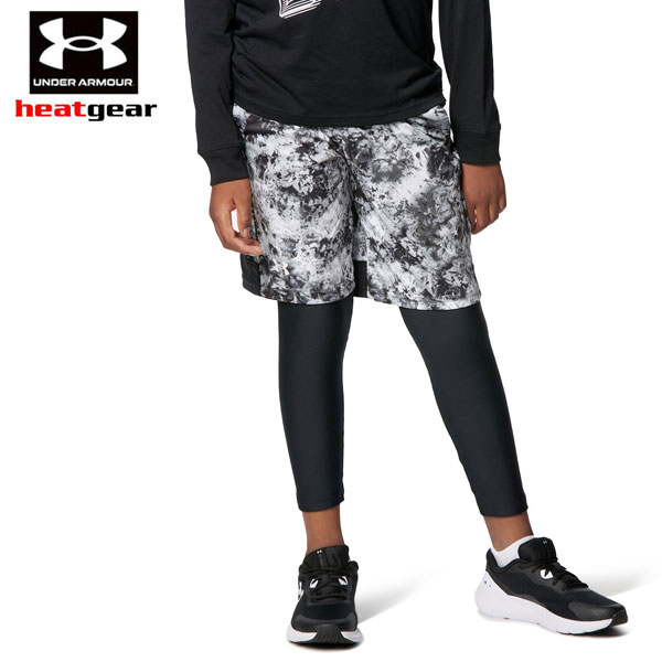 【楽天市場】メール便発送 即納可★【UNDER ARMOUR】アンダーアーマーUAヒートギアアーマー レギンス ジュニア タイツ ...