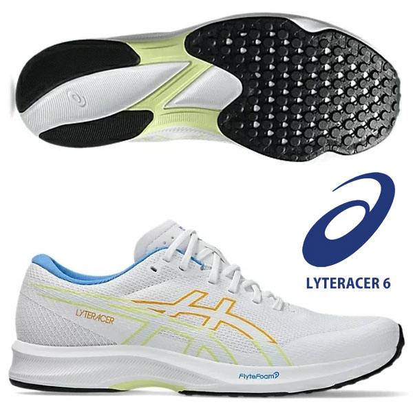 【楽天市場】即納可★ 【asics】アシックス ランニングシューズ ライトレーサー 6 LYTERACER 6 1012B764：ガイナバザール