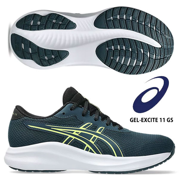 【楽天市場】即納可☆【ASICS】アシックス GEL-EXCITE 11 GS キッズ ジュニア ランニングシューズ 1014A374：ガイナバザール