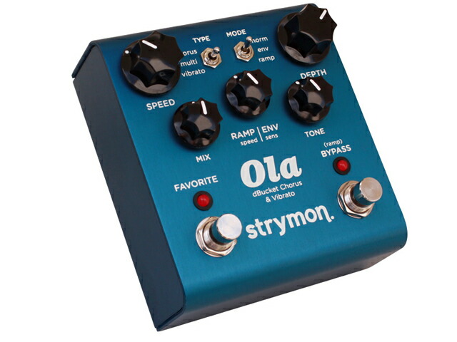 【楽天市場】strymon Ola dBucket Chorus & Vibrato（オーラ・コーラス）〈ストライモン〉：楽器de元気