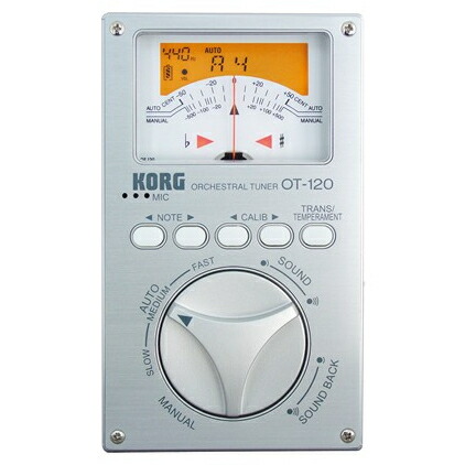 【楽天市場】KORG OT-120 縦型クロマチック・チューナー〈コルグ〉：楽器de元気