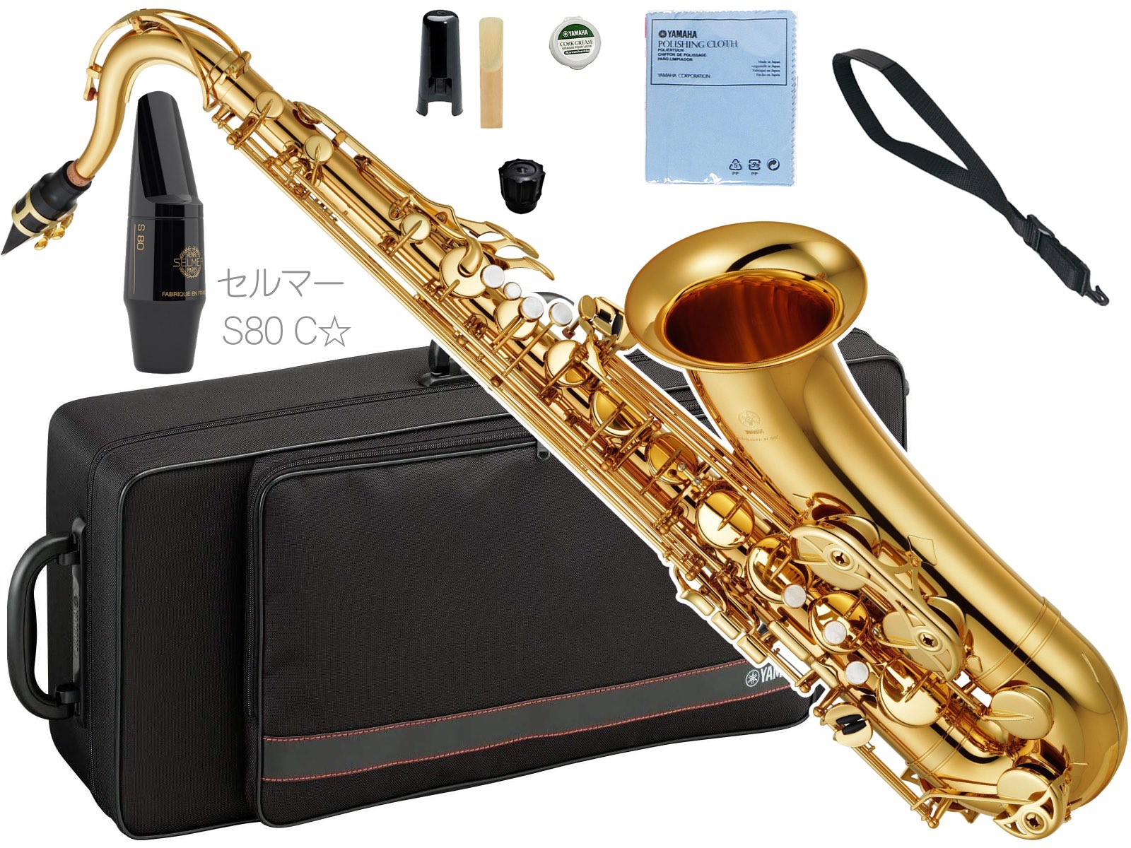 【楽天市場】YAMAHA ( ヤマハ ) YTS-380 テナーサックス ラッカー 正規品 管楽器 tenor saxophone gold ...