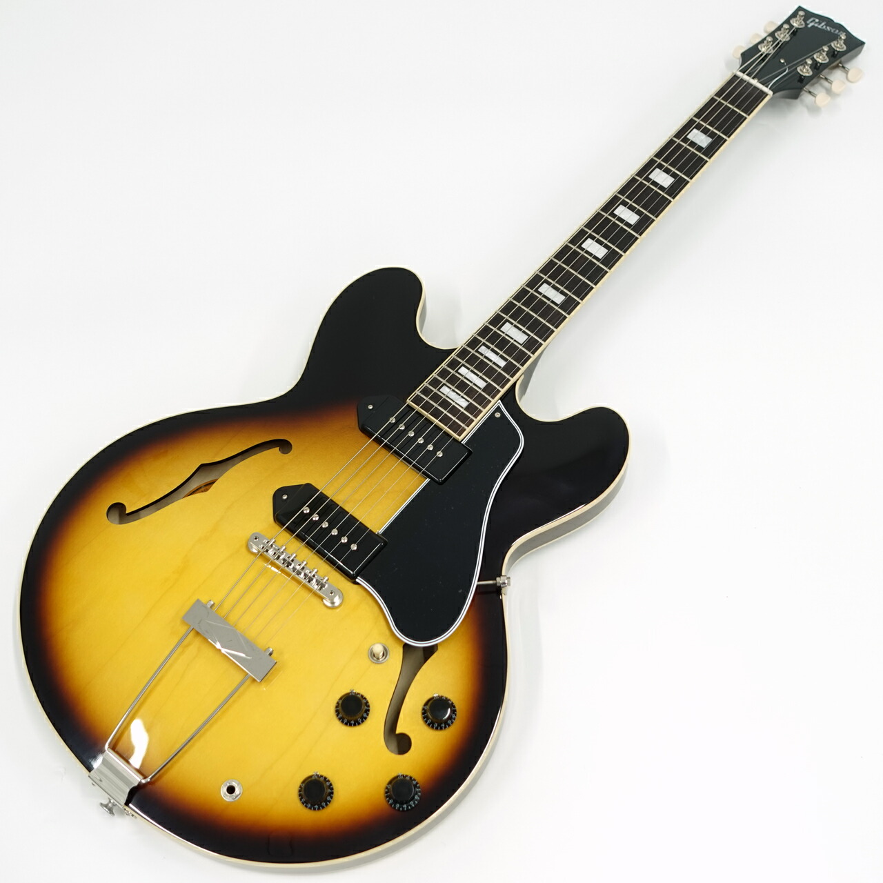 【楽天市場】Gibson ギブソン ES-330 Tobacco Sunburst USA フルアコ エレキギター 221240183 ...