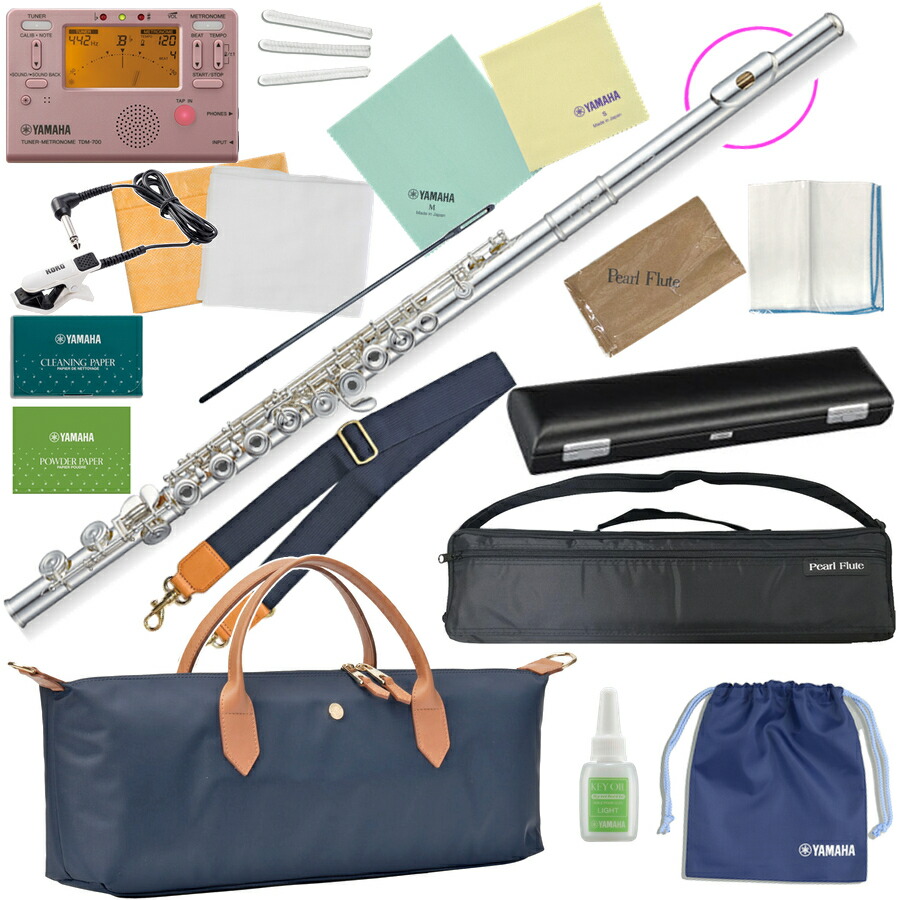 【楽天市場】Pearl Flute パールフルート PF-665RE リングキイ フルート 頭部管 銀製 Eメカニズム オフセット ...