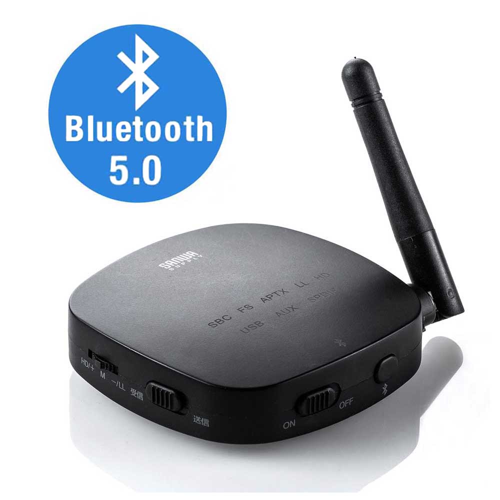 【楽天市場】SANWA SUPPLY サンワサプライ Bluetooth 受信機 送信機としても使える 切り替え式 別売のUSB電源アダプター ...