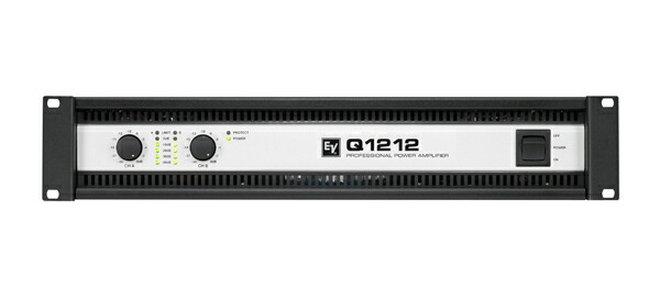 【楽天市場】Electro-Voice EV エレクトロボイス Q1212 パワーアンプ ・550W+550W 8Ω [ Q series ...