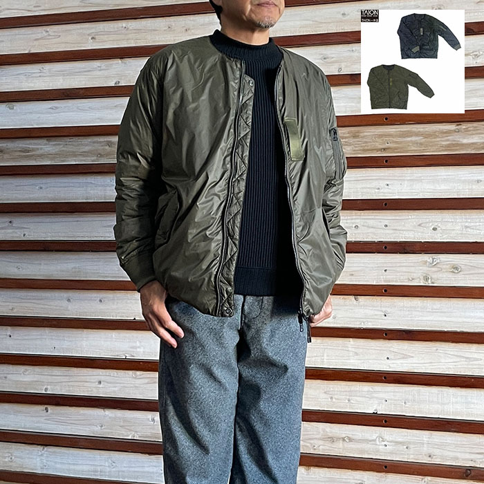 【楽天市場】TAION 体温 タイオン【SALE】 JK02JS ジャパンスペシャル リバーシブル MA-1 ダウンジャケット UNISEX ...