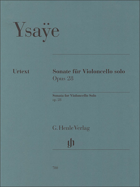 【楽天市場】楽譜 イザイ/無伴奏チェロ・ソナタ 作品28(【387530】/HN 780/51480780/チェロ・ソロ (無伴奏)/輸入楽譜 ...