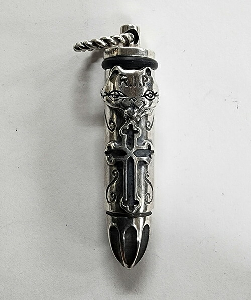 【楽天市場】galcia "CAT & BULLET" 遺骨、粉骨用ペンダント(カプセル付き) SILVER925 PENDANT 猫 ...