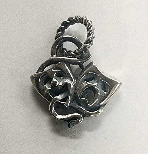 【楽天市場】galcia PENDANT "COMEDY & TRAGEDY" 2FACE TWO FACE SILVER925 ガルシア 2フェイス 喜劇と悲劇 マスク ペンダント ...