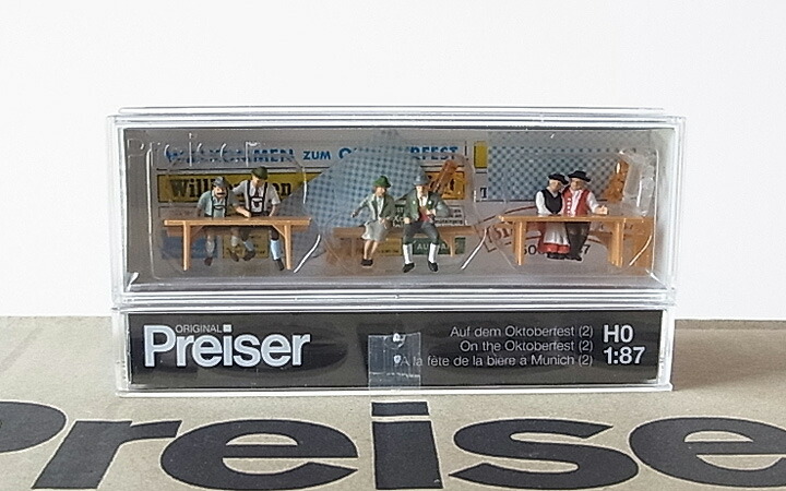 【楽天市場】Preiser/プライザー 10449 HO 1/87 オクトーバーフェストにて (2)：木のおもちゃがりとん