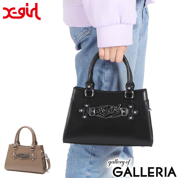 【楽天市場】【最大39倍 10/20限定】 ノベルティ付 エックスガール ショルダーバッグ ハンドバッグ 斜めがけ レディース 小さめ 黒 ...