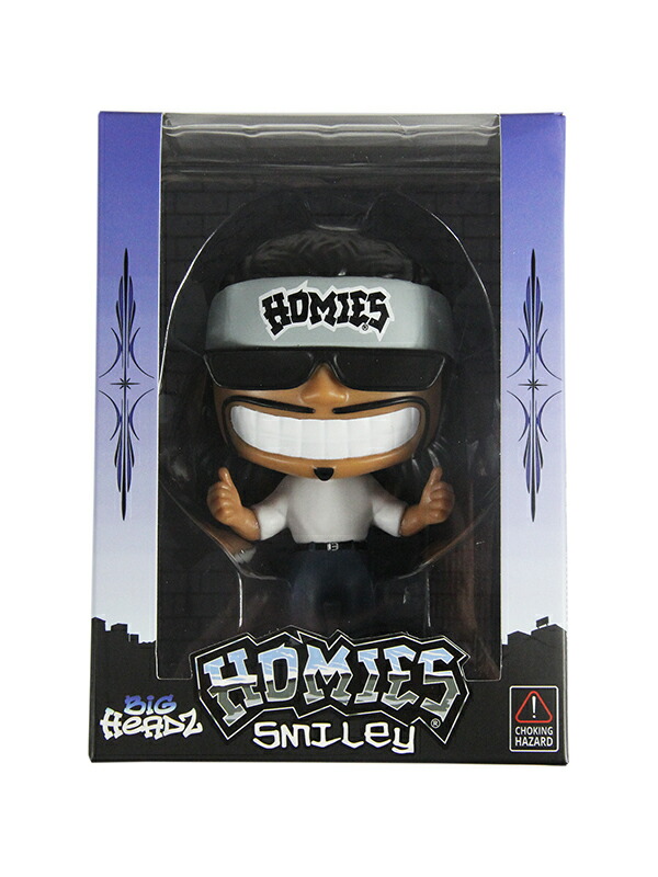 【楽天市場】【インポート】HOMIES FIGURE BIG HEADZ SERIES #2 SMILLEY ホーミーズ フィギュア ビッグ ...