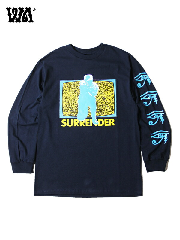【楽天市場】WANDERMAN TOKYO SURRENDER LOGO LONG SLEEVE TEE navy ワンダーマン サレンダー ...