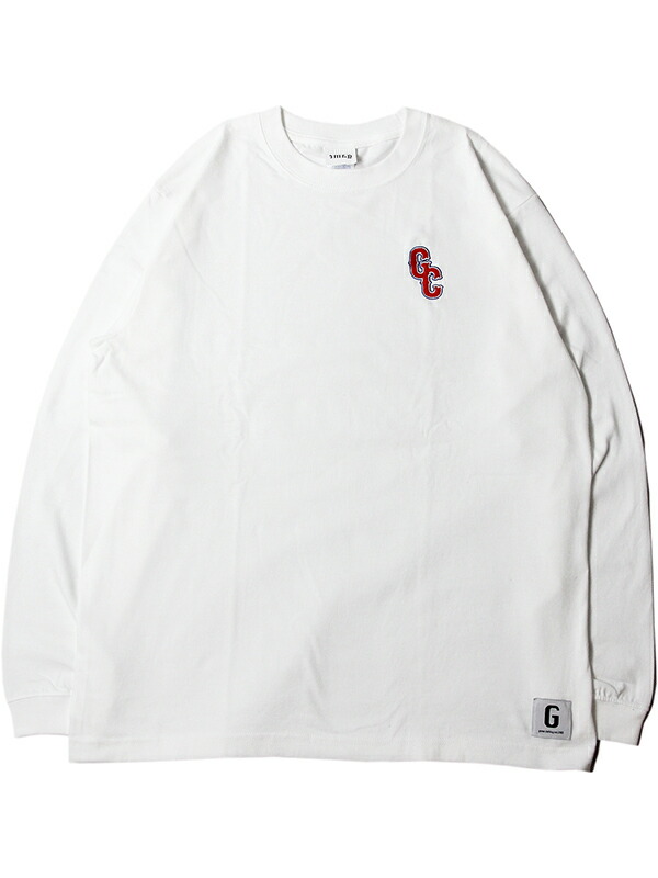 【楽天市場】game clothing ORIGINAL "GC" LOGO LONG SLEEVE TEE SHIRTS white ゲーム ...