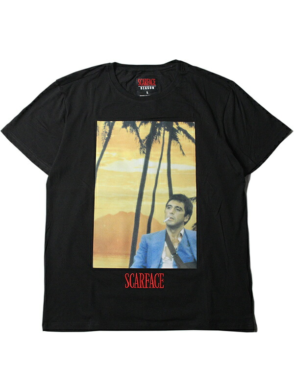【楽天市場】【インポート】SCARFACE SUNSET BACKDROP TEE black official オフィシャル ライセンス ス ...
