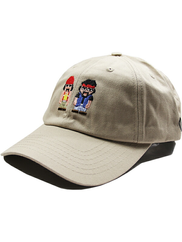 【楽天市場】【インポート】ODD SOX Cheech & Chong DAD HAT 6PANEL COTTON CAP khaki チーチ ...