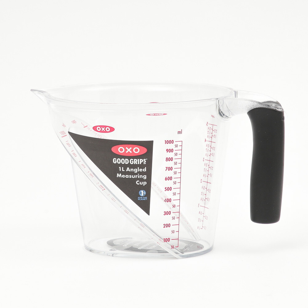 【楽天市場】OXO オクソー アングルドメジャーカップ 大 1リットル 1000ml 1L 500ml 250ml 2カップ 1カップ ミニ 60ml 計量カップ：フライパン専門店 鐵兎堂 ...