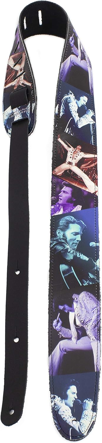 【楽天市場】ペリーズ エルヴィス・プレスリー公式レザー製 ギターストラップ Perri's Elvis Presley 2.5" Guitar ...