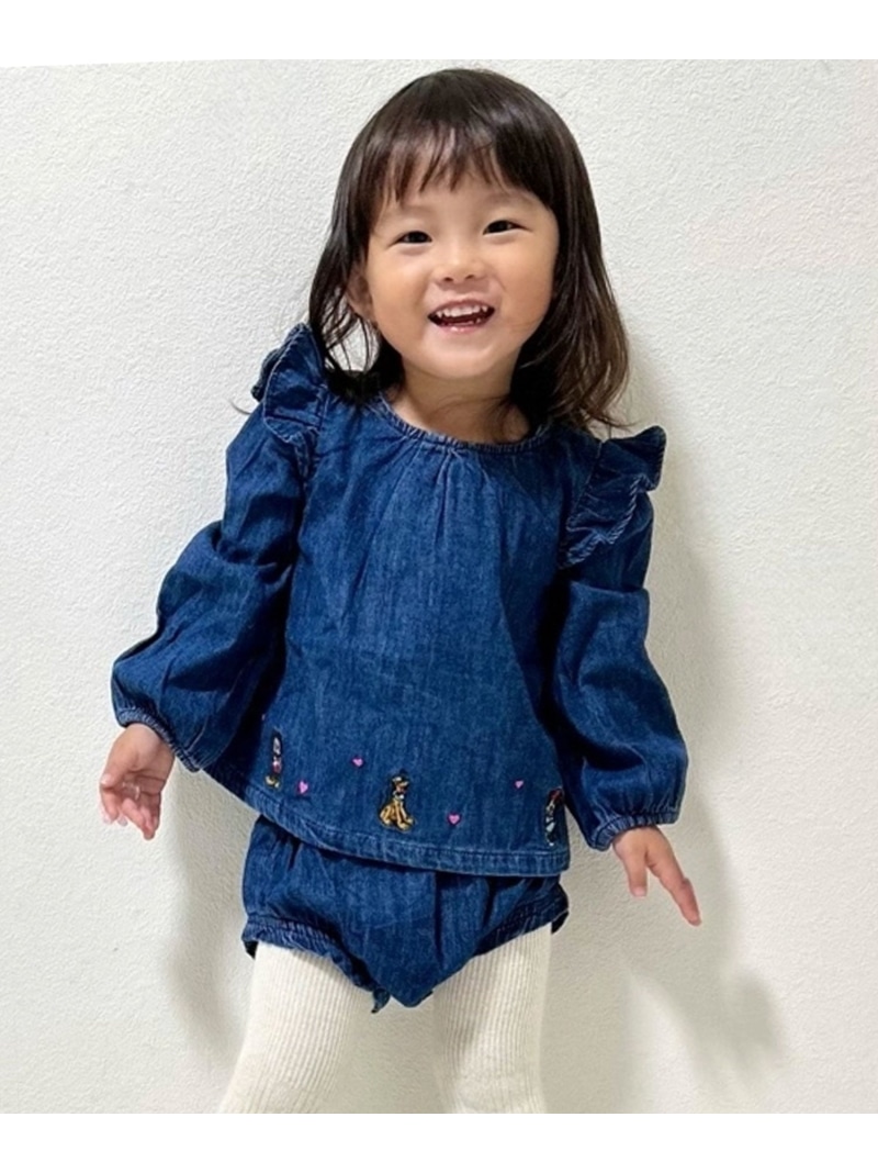 【楽天市場】(K)Gap × ディズニー デニムコーデセット (ベビー) GAP ギャップ トップス シャツ・ブラウス ネイビー【送料無料】[Rakuten Fashion]：GAP／ギャップ