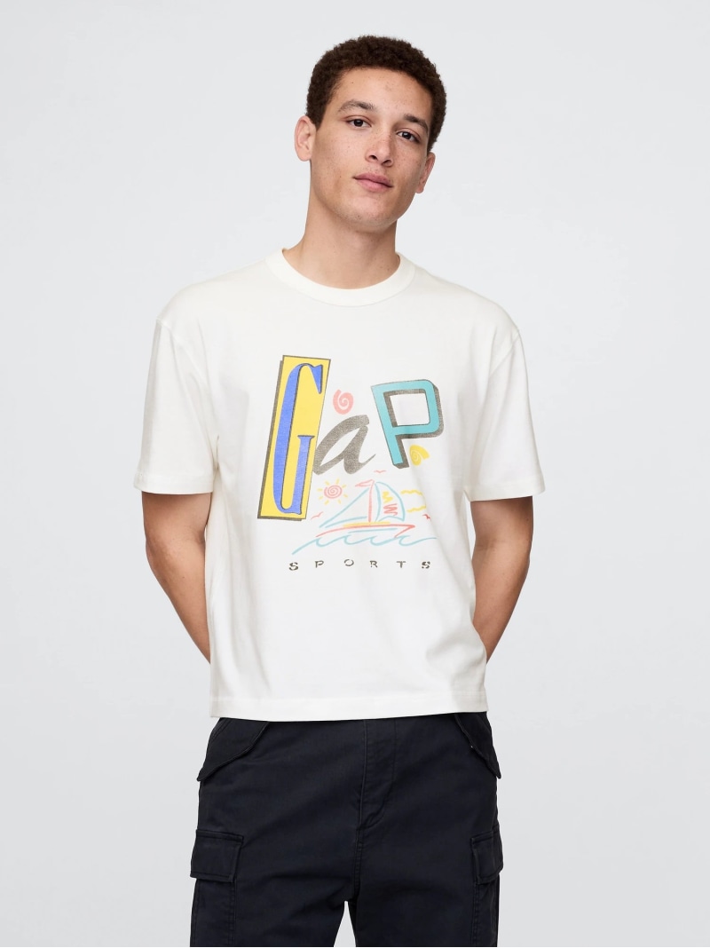 【楽天市場】【SALE／80%OFF】(U)クロップド GAPロゴTシャツ GAP ギャップ トップス カットソー・Tシャツ ホワイト【RBA_E】[Rakuten Fashion]：GAP／ギャップ
