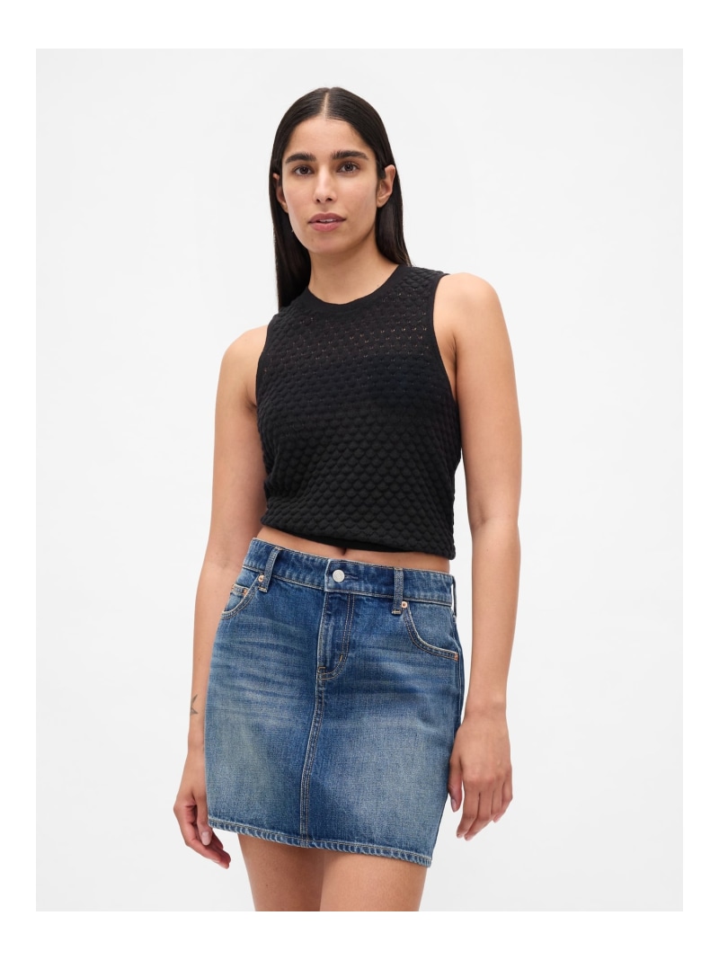 【楽天市場】【SALE／73%OFF】(W)CashSoft カシミヤタッチ ライトウェイト クロップド タンクトップ GAP ギャップ トップス ベスト・ジレ ホワイト ブラック【RBA_E ...