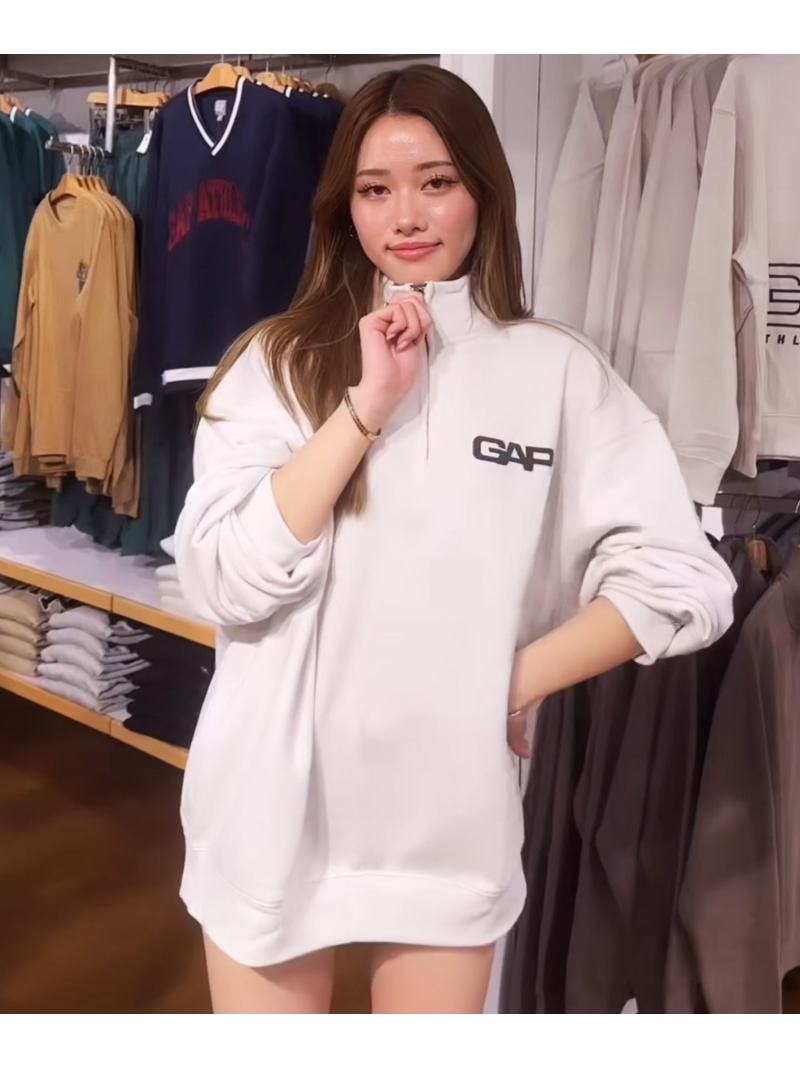 【楽天市場】【SALE／54%OFF】(U)GAPロゴ ハーフジップアップ プルオーバー(ユニセックス) GAP ギャップ トップス スウェット・トレーナー グレー ブラウン ホワイト【RBA ...