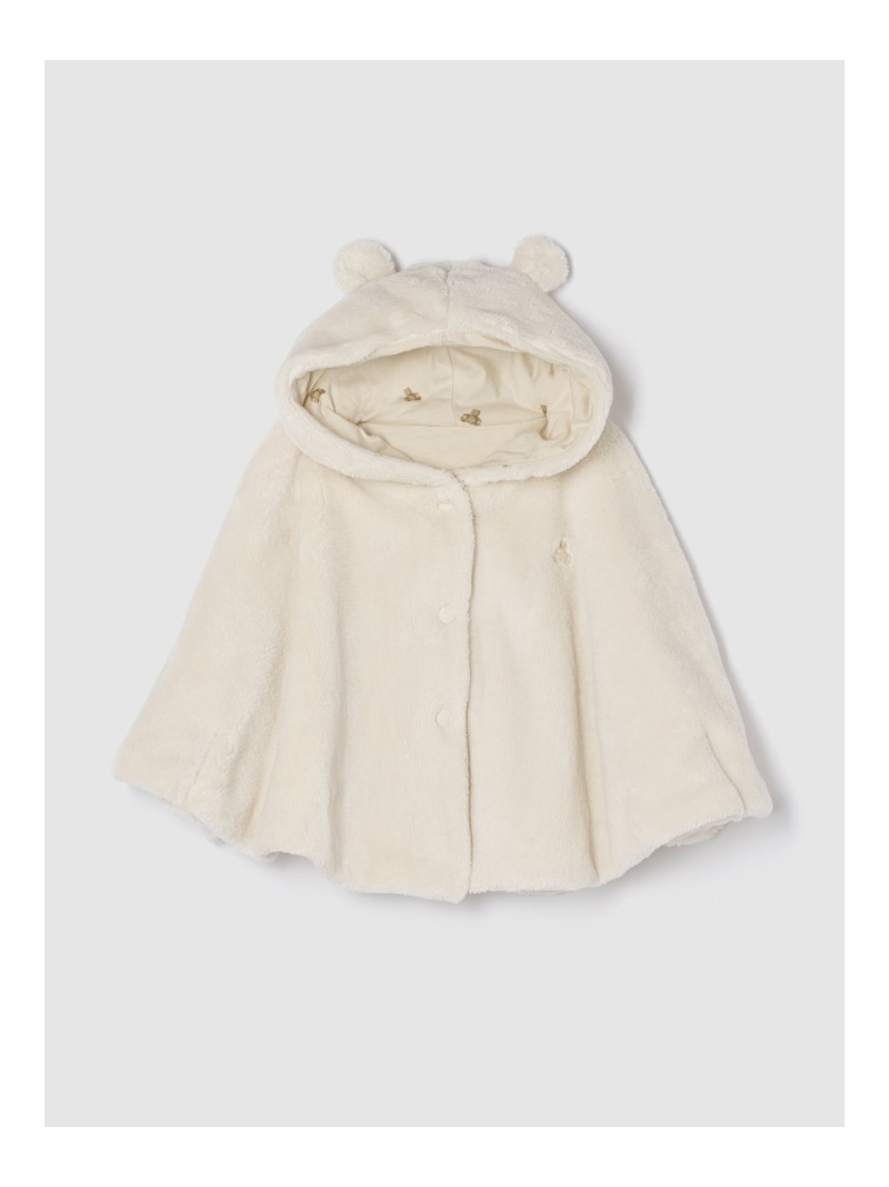 【楽天市場】(K)ボア くまさんポンチョ (ベビー) GAP ギャップ ジャケット・アウター ポンチョ ホワイト【送料無料】[Rakuten Fashion]：GAP／ギャップ