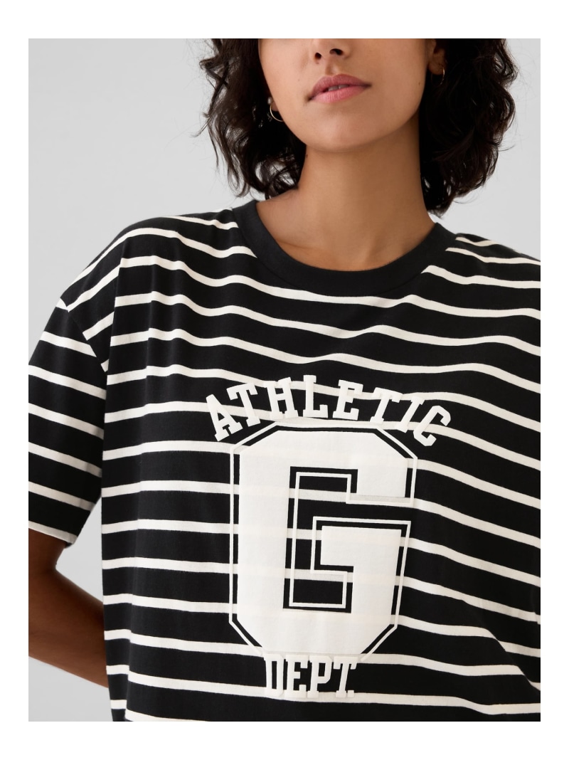 【楽天市場】【SALE／80%OFF】(W)オーガニックコットン オーバーサイズ ボーイフレンド GAPロゴ Tシャツ GAP ギャップ ...