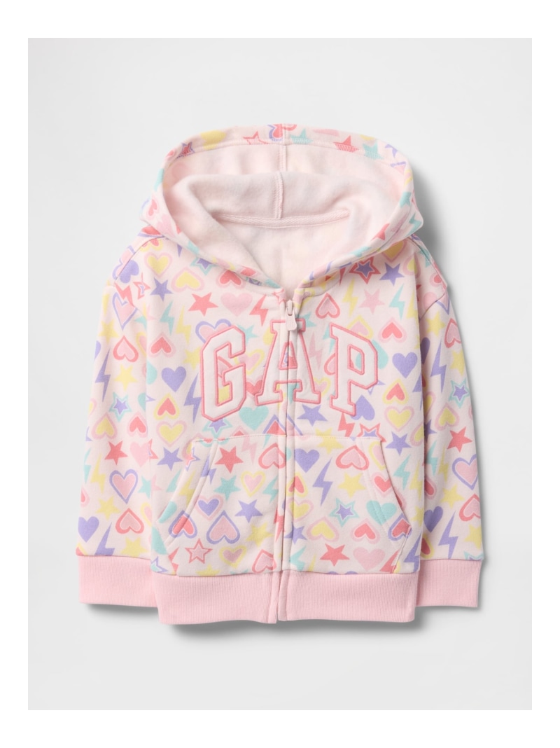 【楽天市場】(K)babyGap リラックス GAPロゴ ジップアップパーカー GAP ギャップ トップス パーカー・フーディー ホワイト ピンク【送料無料】[Rakuten Fashion ...