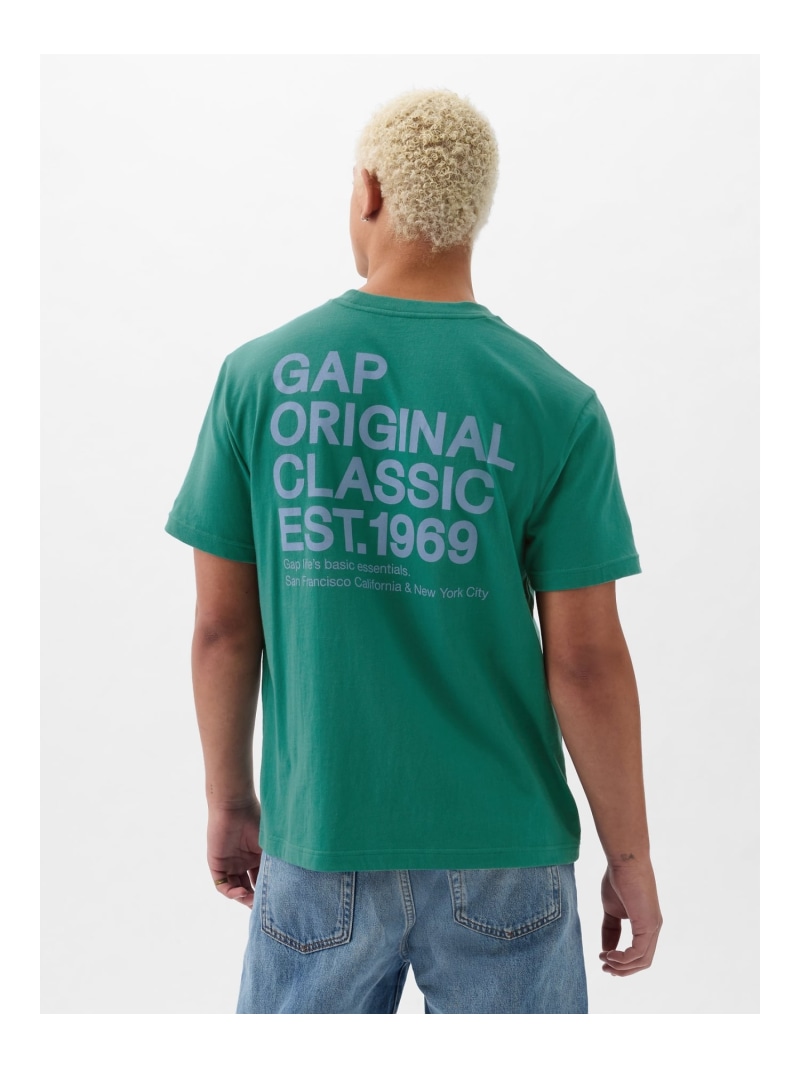 【楽天市場】【SALE／90%OFF】(U)GAP 1969 ロゴ グラフィックTシャツ(ユニセックス) GAP ギャップ トップス カットソー・Tシャツ ネイビー グリーン ホワイト ...