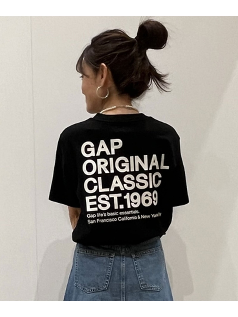 【楽天市場】(U)GAP 1969 ロゴ グラフィックTシャツ(ユニセックス) GAP ギャップ トップス カットソー・Tシャツ ブラック パープル グリーン イエロー ネイビー ホワイト ...
