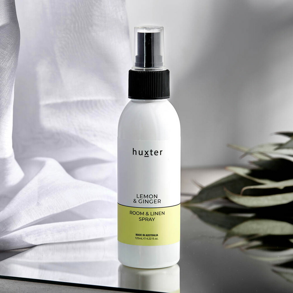 【楽天市場】huxter（ハクスター）ルーム＆リネンスプレー レモン＆ジンジャー 125mL：IT’S MY THING