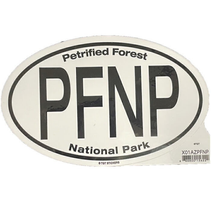【楽天市場】Petrified Forest National Park PFNP LARGE OVAL STICKER：BroncoRanch