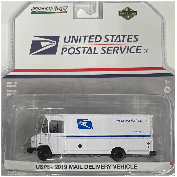 【楽天市場】GREENLIGHT USPS 2019 MAIL DELIVERY VHEICLE グリーンライト ミニカー：BroncoRanch
