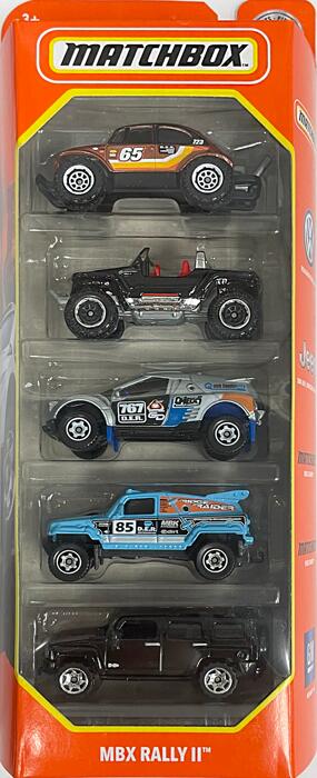 【楽天市場】MATCHBOX MBX RALLY 2 5pack マッチボックス ミニカー 5パック：BroncoRanch