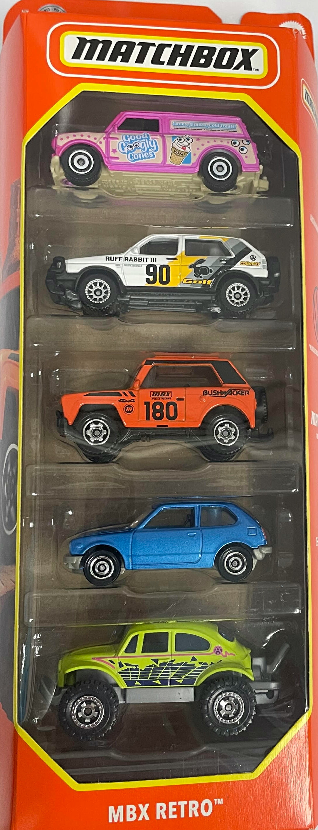 【楽天市場】MATCHBOX MBX RETRO 5pack マッチボックス ミニカー 5パック：ぶろんこらんち