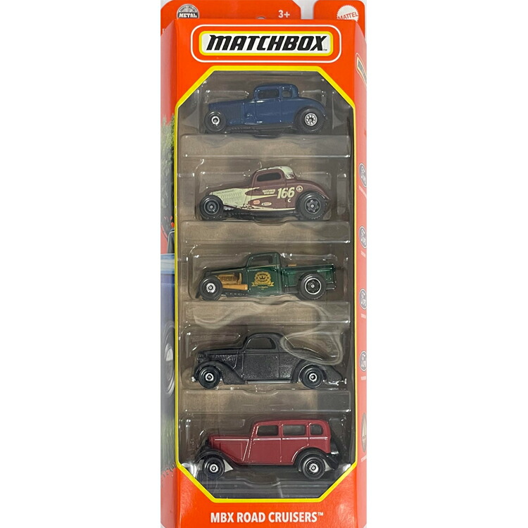 【楽天市場】MATCHBOX MBX ROAD CRUISERS 5pack マッチボックス ミニカー 5パック：BroncoRanch