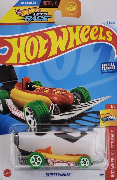 【楽天市場】HotWHeeLs HW WHEELS LET'S RACE STREET WEINER ホットウィール ミニカー：ぶろんこらんち